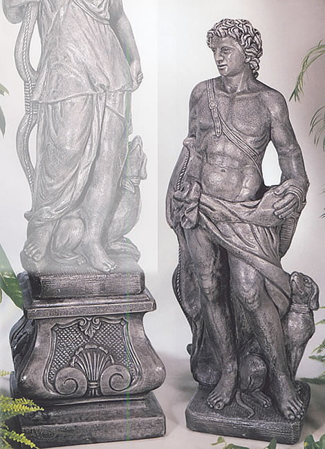 Apollo the Hunter (right) Statue – Water Gardening & Outdoor Decor