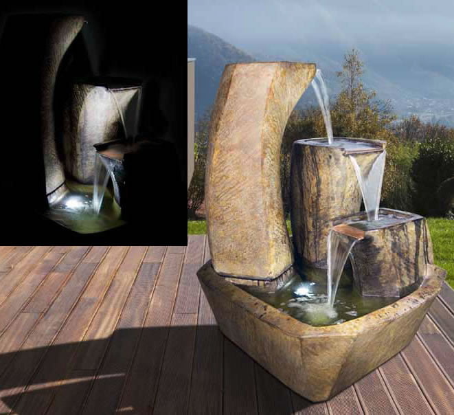 Curving Vessels Fountain, 2 pc. - Water Gardening & Outdoor Decor