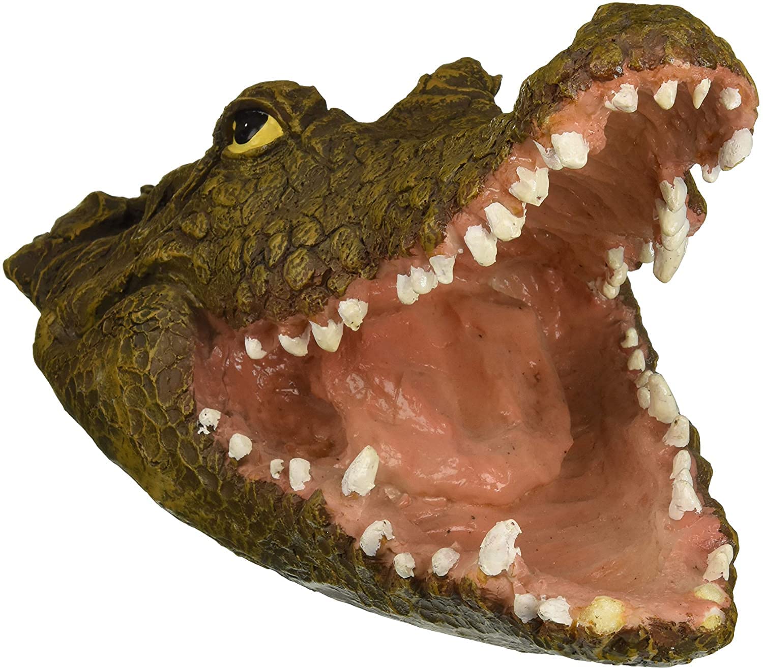 Floating Alligator Head - Open Mouth, resin - Water Gardening & Outdoor ...