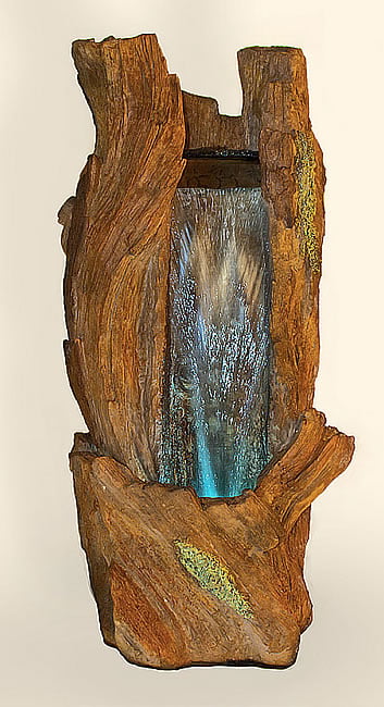 Log Waterfall Fountain - Water Gardening & Outdoor Decor