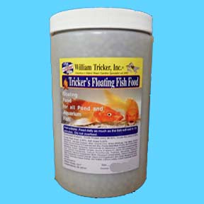 Tricker's All-Natural Floating Fish Food Pellets, nonGMO - Water ...