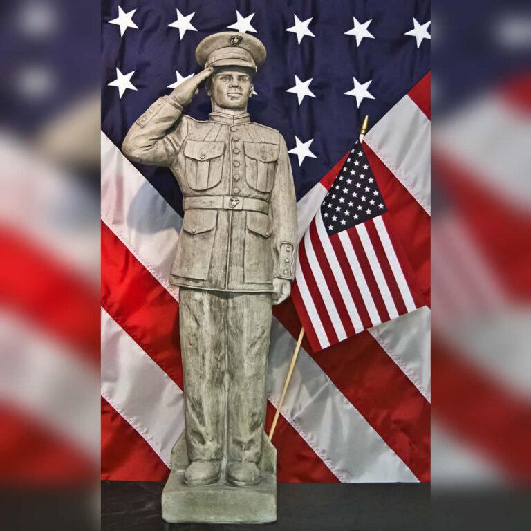 U.S. Marines Garden Statue - William Tricker's Water Gardens - 130 ...
